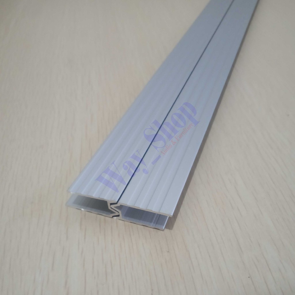 Jual LIST ALUMUNIUM M/U 150cm Lis alumunium siku List U box Siku ...