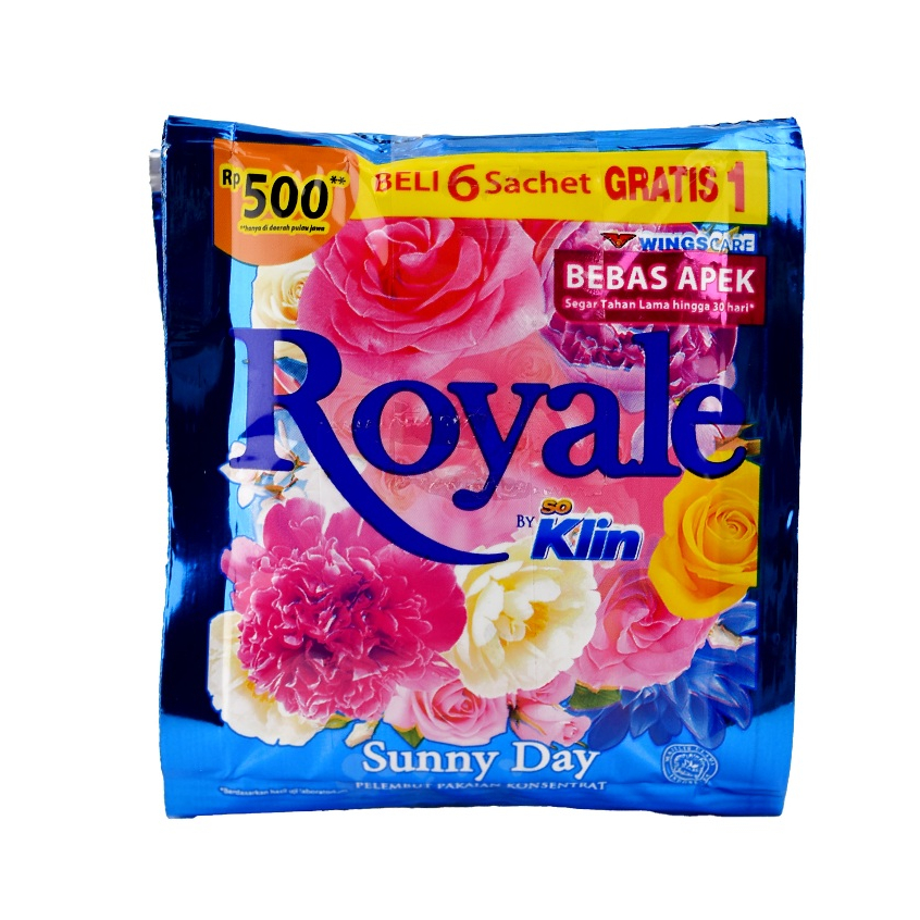 Jual ☘️ CHAROZA ☘️ ROYALE BY SoKlin Pewangi Pakaian Sachet (13ml X ...