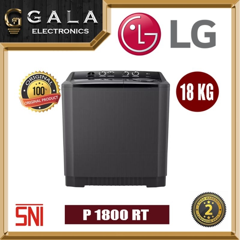 Jual Mesin Cuci LG P1800 RT 18 KG (2 TABUNG) | Shopee Indonesia