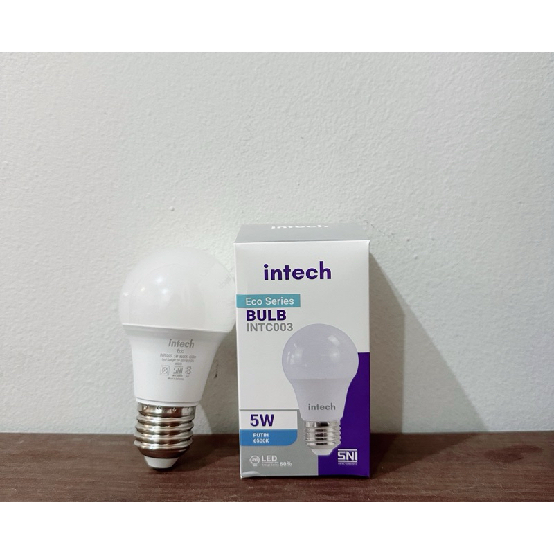 Jual LAMPU BOHLAM LED INTECH BY INLITE 5W, 7W, 9W, 12W, 15W, 18W | Shopee Indonesia