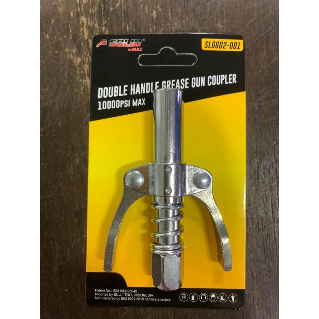 Jual Solid Double Handle Grease Gun Coupler SLGG02-001 heavy duty ...