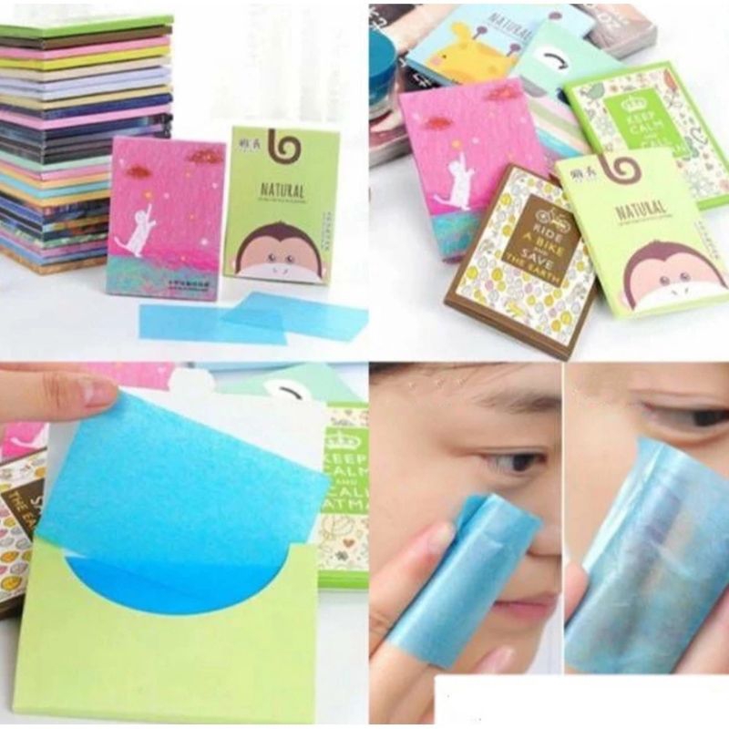 Jual Kertas Linen Tissue Penyerap Minyak Tisu Linen Muka 50pcs / Tisu ...