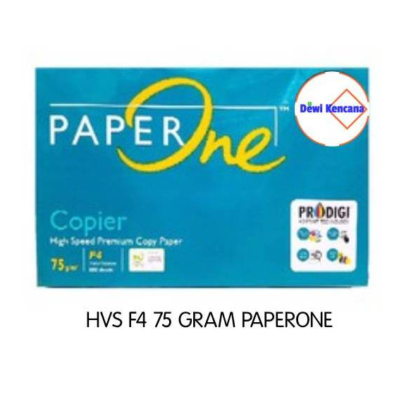 Jual Kertas Hvs Fotocopy F4 75gr Paperone 500 Lembar Kertas Folio