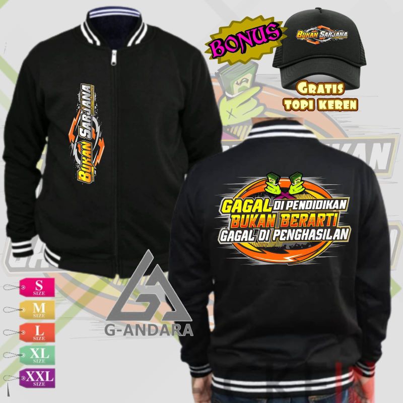 Jual VARSITY JACKET PROFESI BUKAN SARJANA GAGAL DI PENDIDIKAN BUKAN ...