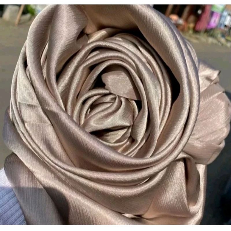 Jual PASHMINA SILK// PASMINA SATIN // PASMINA CRADENZA TEXTURE PREMIUM ...