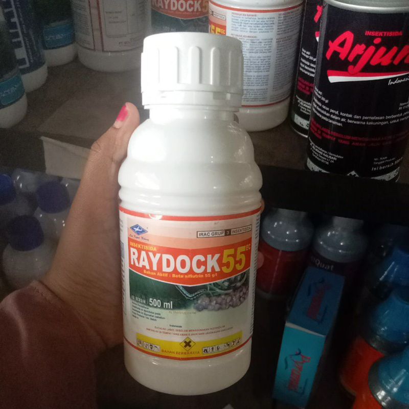Jual RAYDOCK 55EC 500ml insektisida pestisida obat pertanian obat sawah ...