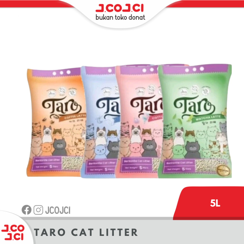 Jual Taro Cat Litter 5L - Pasir Kucing Gumpal Wangi | Shopee Indonesia