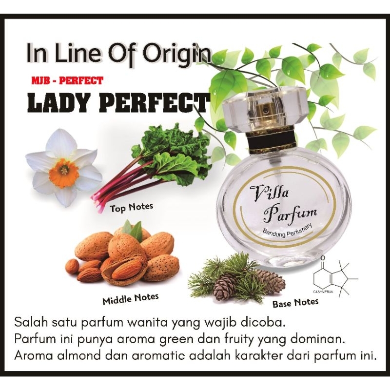 Jual parfum MJ- PERFECT(LADY PERFECT)villaparfum | Shopee Indonesia