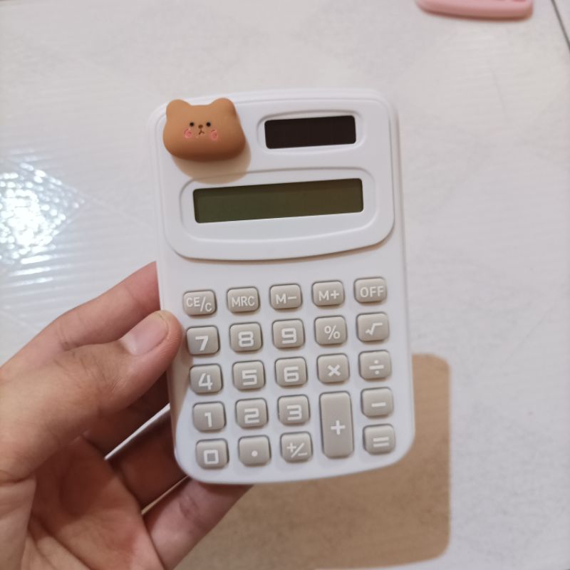 Jual KIANDAA Kalkulator beruang MINI kalkulator KECIL portable karakter ...