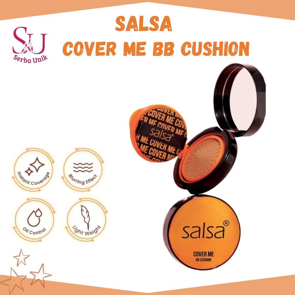 Jual Salsa Cover Me BB Cushion Semi Matte SPF 30 PA++ 20g | Shopee ...