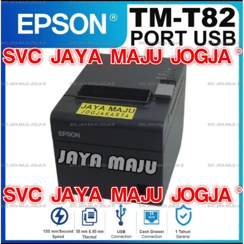 Jual EPSON TM T82 - (501) USB SPEED 150 MM/S -- (522) USB - SPEED 250 MM/S - ADAPTOR BUILT IN ...