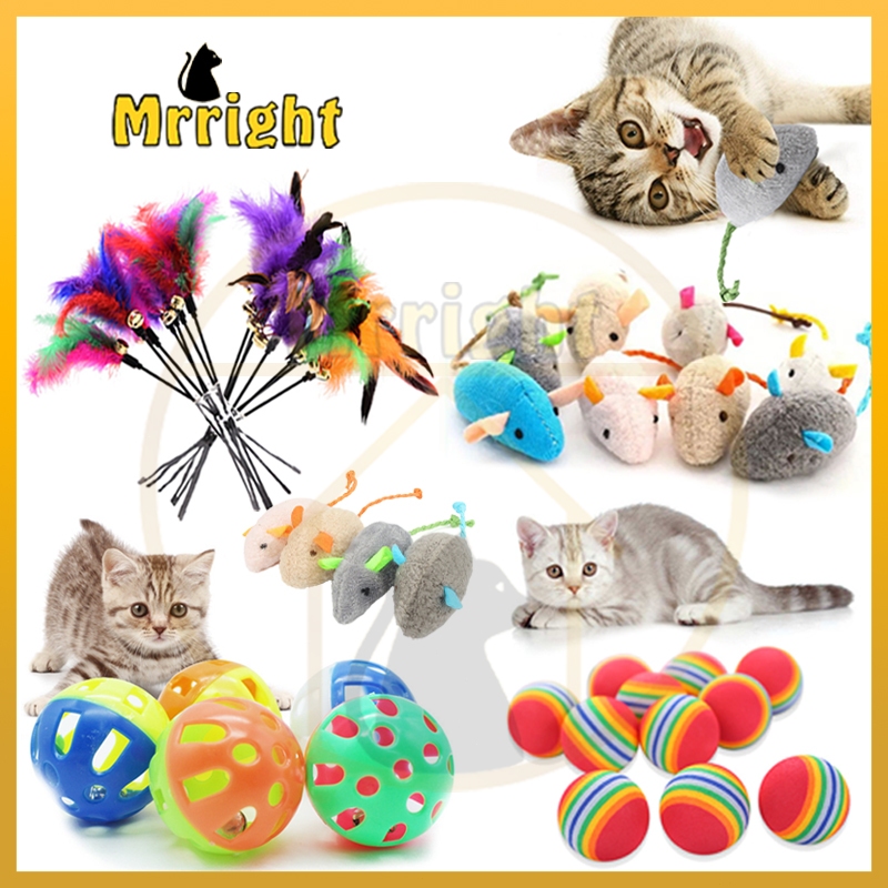 Jual Mainan Bola Kucing Tongkat Kucing Dan Tikus Gigit Anjing Pet Toys ...