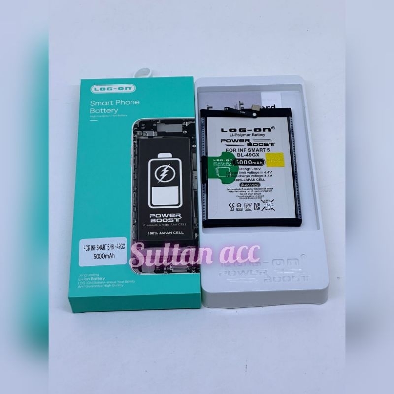 Jual BATERAI INFINIX SMART 5 X657 / X657C / BL-49GX DOUBLE POWER LOG ON ...