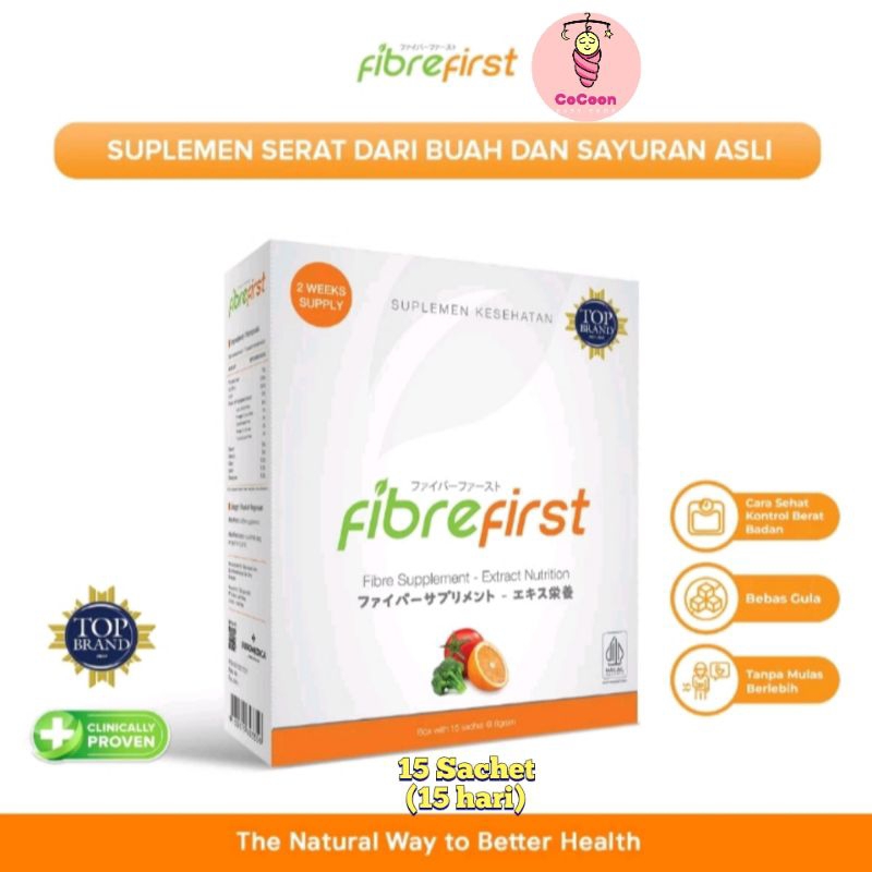 Jual Suplemen Diet Kesehatan Tinggi Serat Fibre First FibreFirst 15 hari / 7 day | Shopee Indonesia