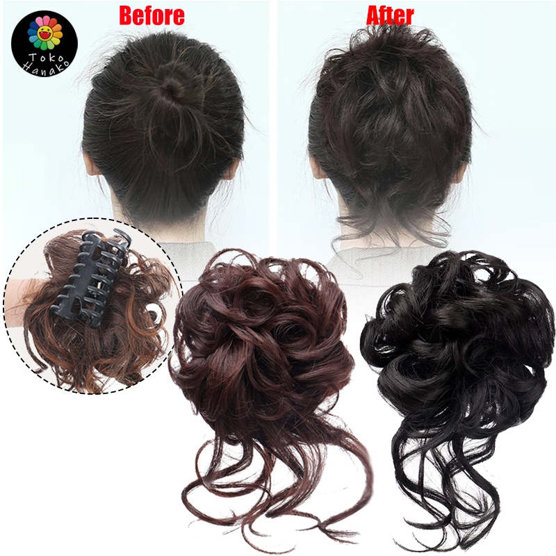 Jual Jepit Rambut Pesta Alami Keriting Rambut Ekor Urai Big Besar Cocok ...