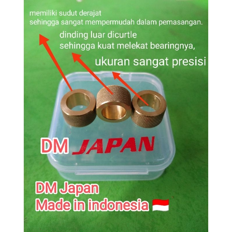 Jual bosh kuningan bak cvt honda beat vario scoopy bos cover bearing ...