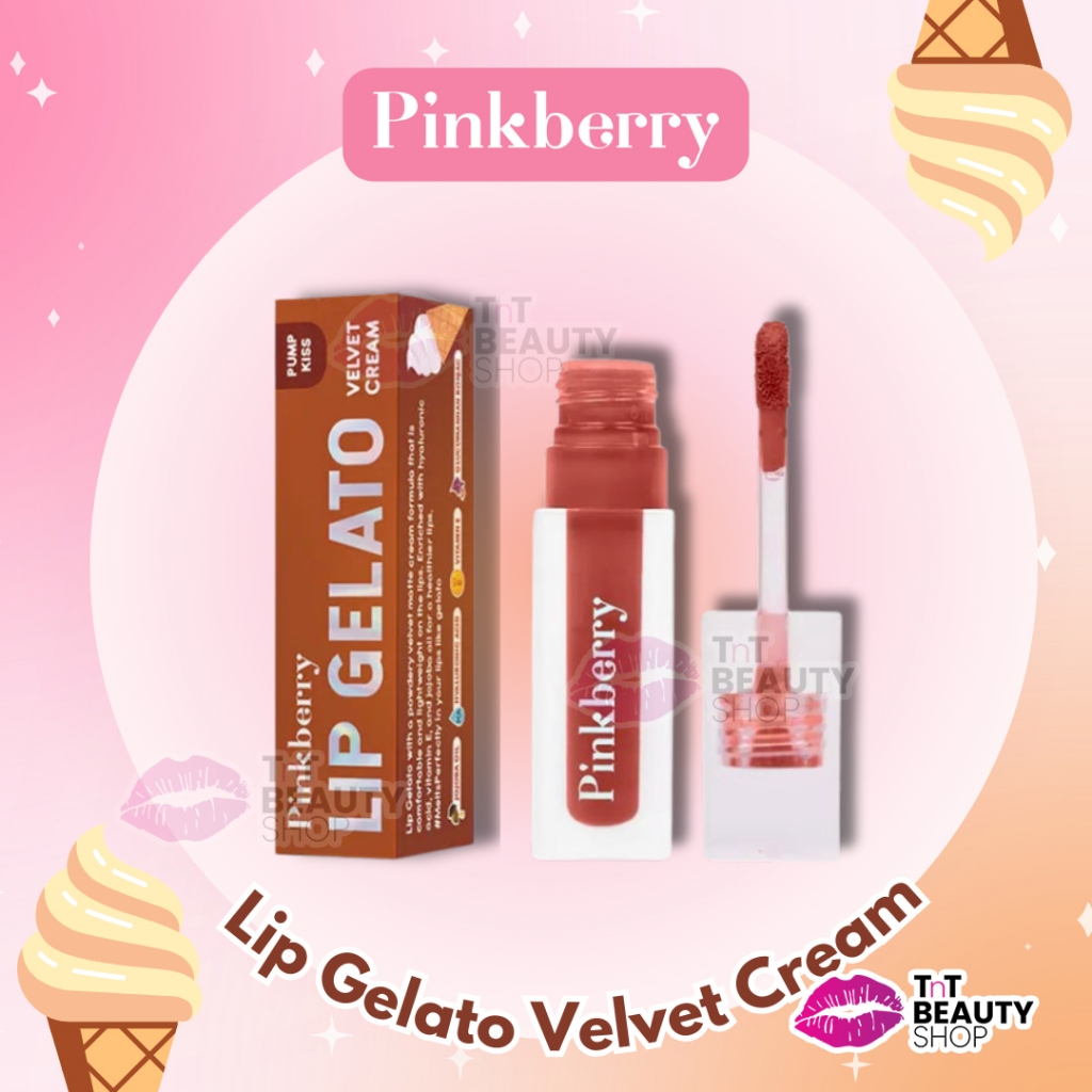 Jual Pinkberry Lip Gelato Velvet Cream | Lip Cream - TnT Beauty Shop ...