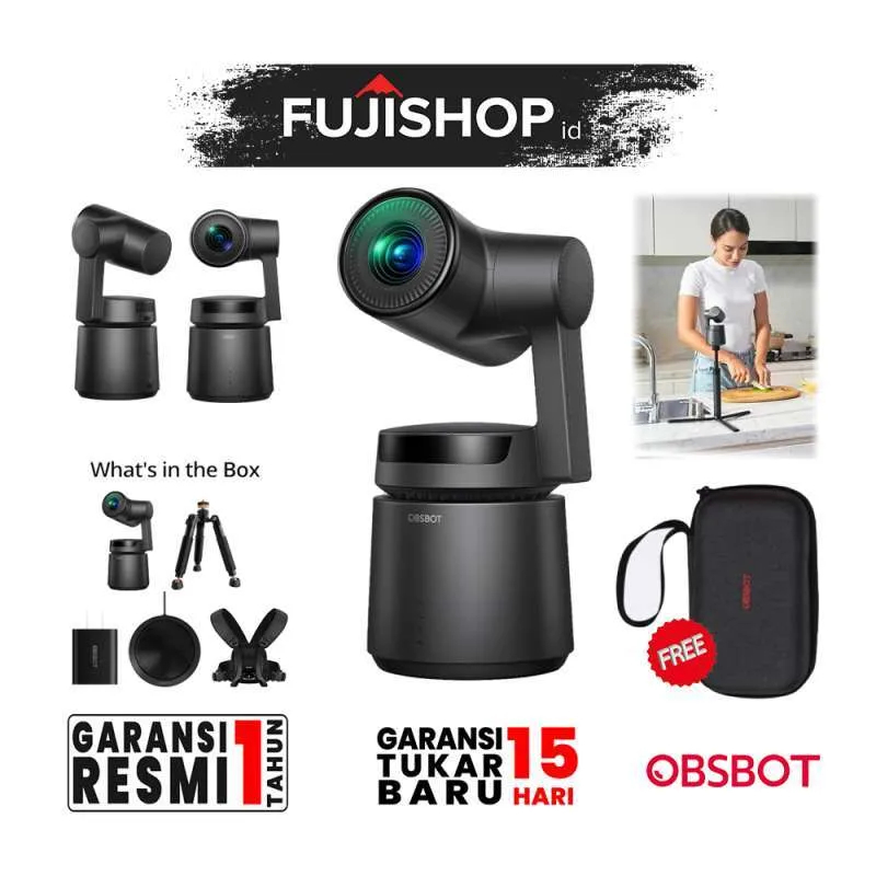 Jual OBSBOT Tail Air Webcam AI-Powered 4K Camera Streaming Portable ...