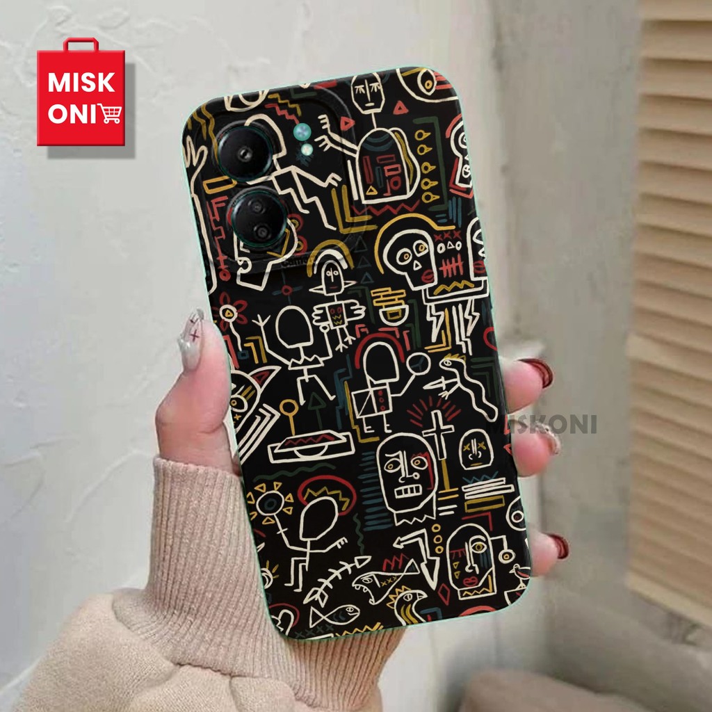 Jual Sofcase Xiaomi Redmi 13C Terbaru 2023 - MISKONI - Motif Abstrak ...