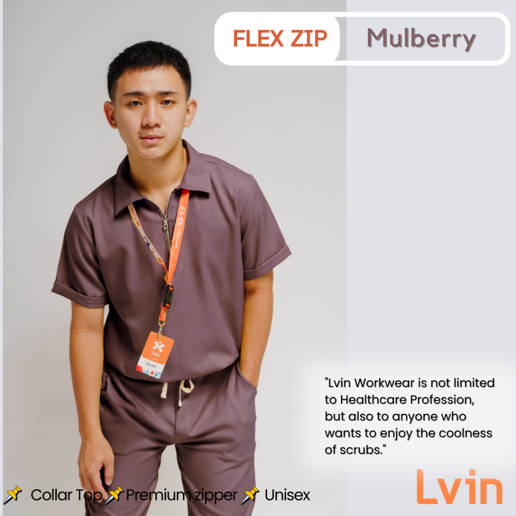 Jual [ Lvin ] FLEX FIT ZIPPER - Baju OKA Lengan Pendek / Baju Jaga ...