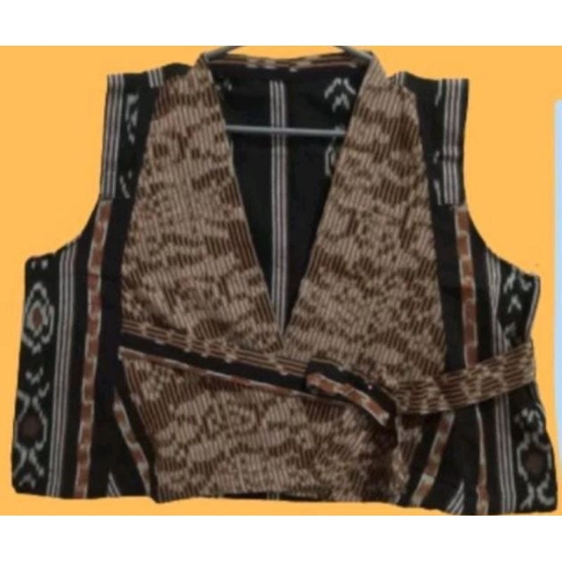 Jual Vest Tenun Etnik Halusan SENTRA TENUN | Shopee Indonesia