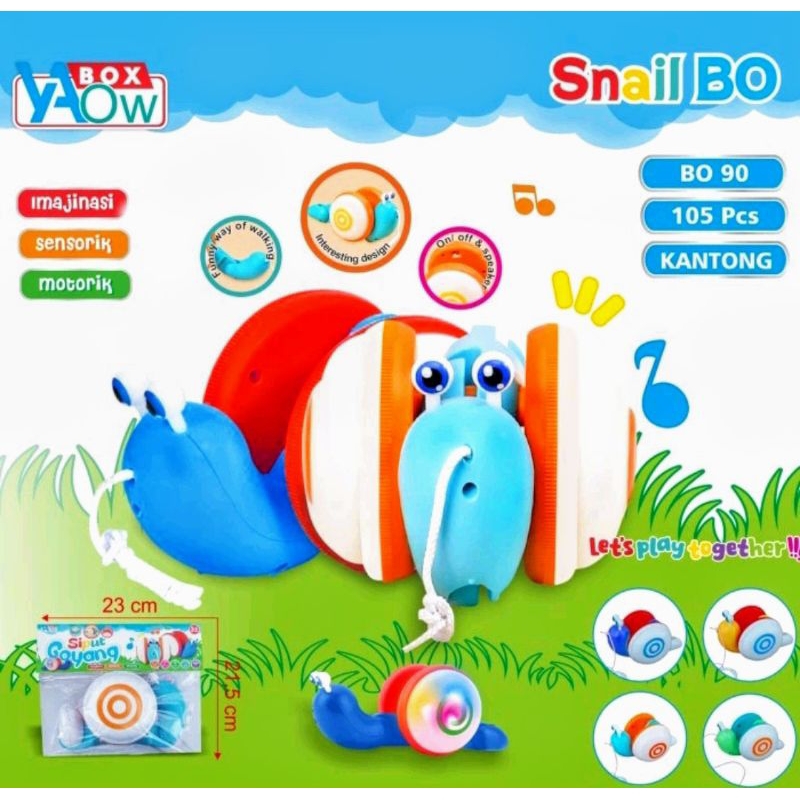 Jual Mainan siput tarik jalan led dengan musik -BO 90 | Shopee Indonesia