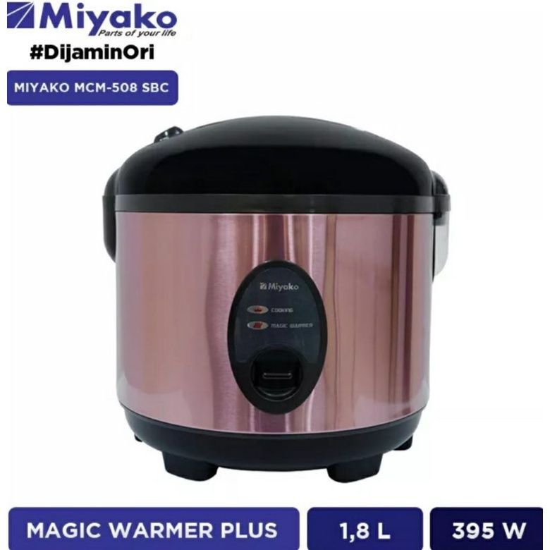 Jual Rice Cooker/Magic Com Miyako MCM 508SBC (1,8 Liter) | Shopee Indonesia