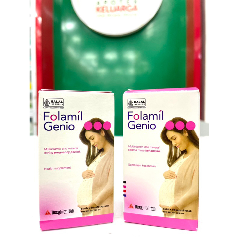 Jual Folamil Genio isi 30 Kapsul | Shopee Indonesia
