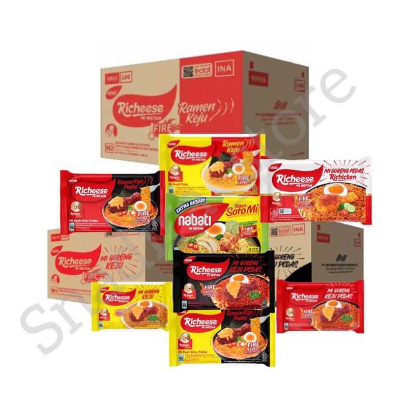 Jual MIE RICHEESE INSTAN/GORENG 1dus | Shopee Indonesia