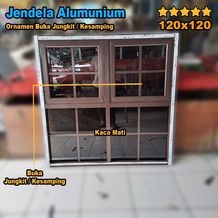 Jual Promo! Jendela Alumunium | Kusen Alumunium 120X120 | Bovenli ...