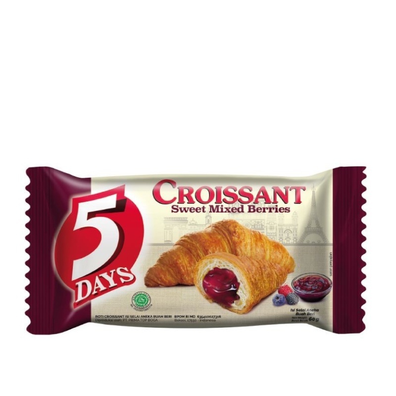 Jual 5 days croissant berries - 5 days croissant sweet mixed berries ...