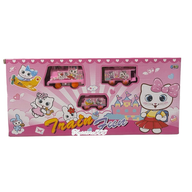 Jual Mainan Kereta Api kitten pink Anak Edukatif - Rail Train Edukasi ...