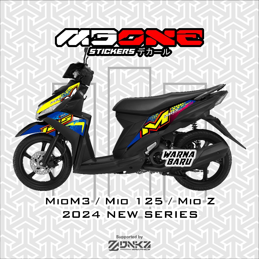 Jual Stiker Mio M3 2024 Decal Striping Standar Stiker Mio Z 2024 ...