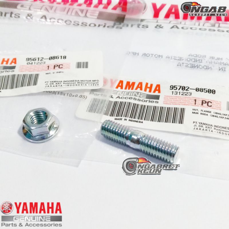 Jual BAUT TANAM KNALPOT SET MUR KNALPOT NMAX AEROX 155 MIO SPORTY SMILE ...