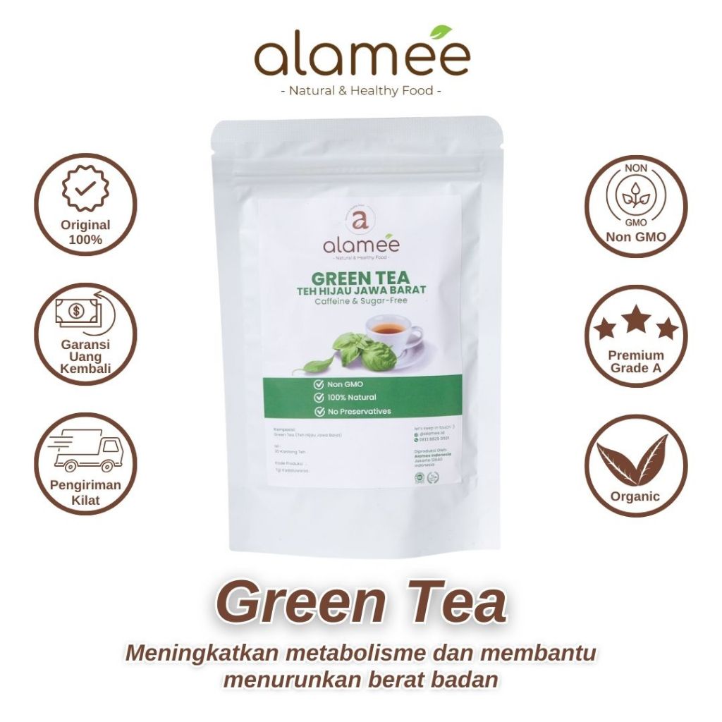 Jual Green Tea Diet Teh Hijau Organik Jawa Barat Penurun Berat Badan ...