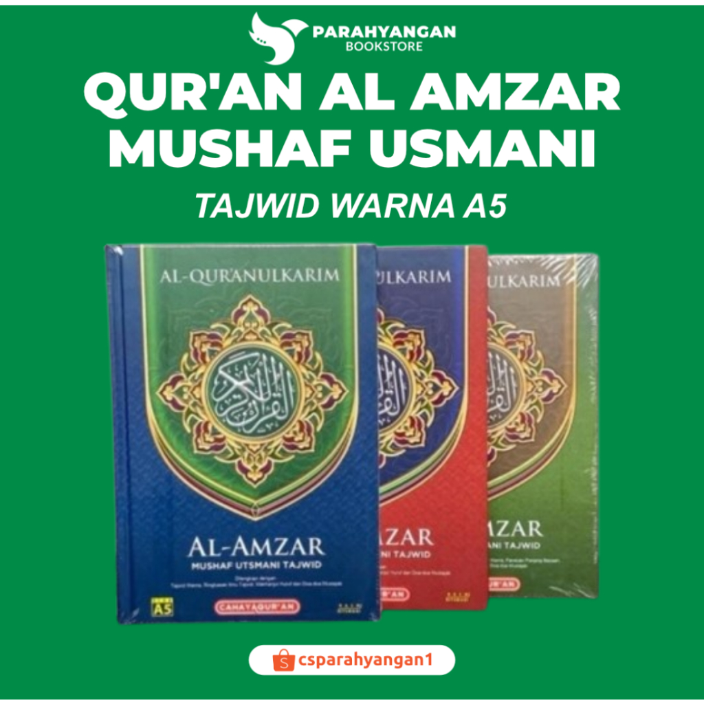 Jual Al-Qur'an Al-Amzar Mushaf Utsmani Tajwid A4 | Shopee Indonesia