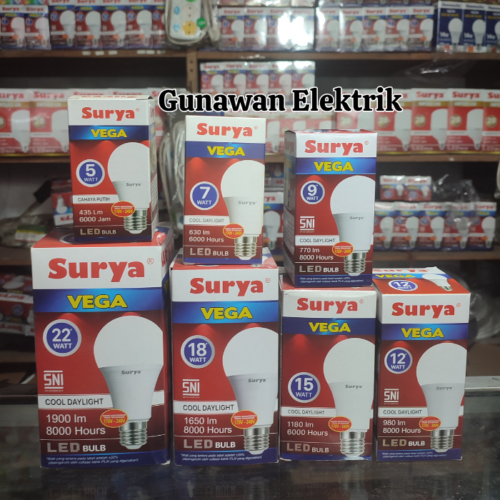 Jual Lampu LED Surya vega 12 watt, 15 watt, 18 watt, dan 22 watt, lampu hemat energi | Shopee ...