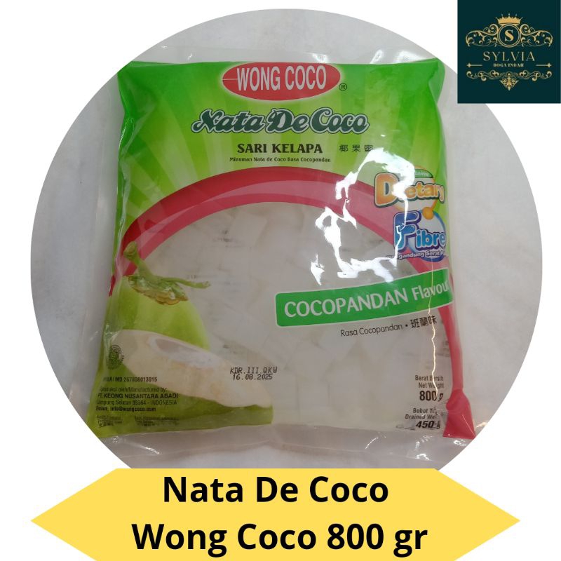 Jual WONG COCO Nata De Coco with Syrup Cocopandan 800 gr | Shopee Indonesia