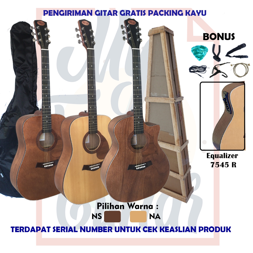 Jual Gitar Akustik Elektrik KOWE Gitar Original Best Seller Free ...