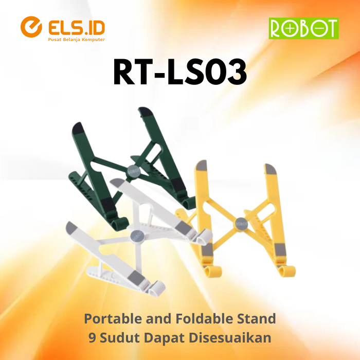 Jual Laptop Stand Robot RT-LS03 Portable and Foldable Stand | Shopee Indonesia