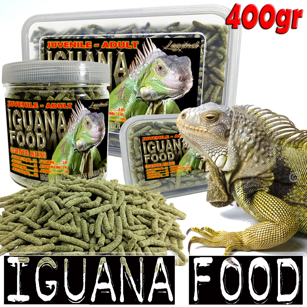 Jual 400GR MAKANAN IGUANA PELET DIET SAYUR RUMPUT ALAMI JUVENILE-ADULT ...