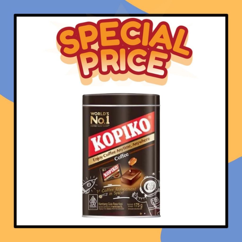 Jual KOPIKO Permen Kopi Kaleng 175g Hard Candy Coffee | Shopee Indonesia