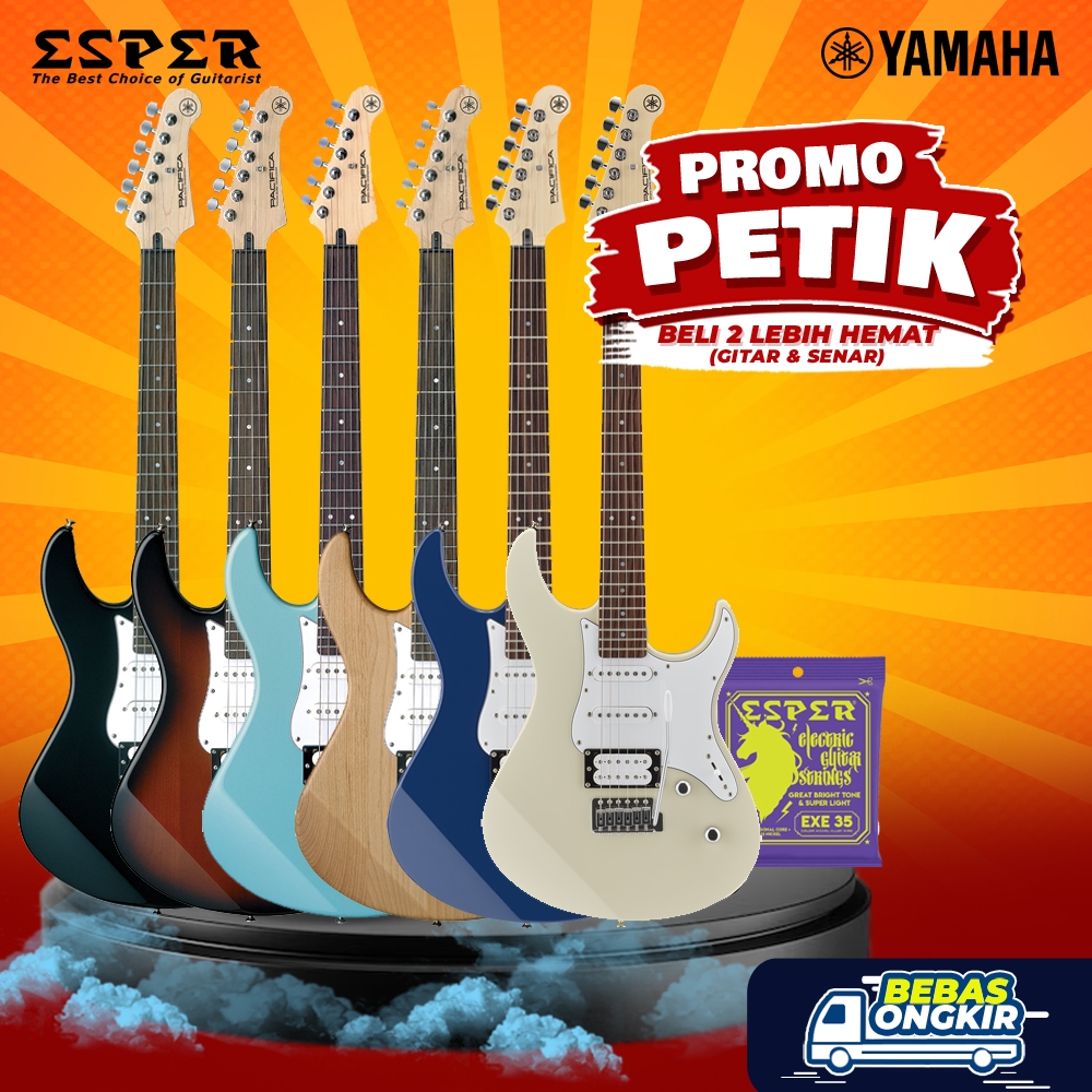 Jual Yamaha Gitar Elektrik Pacifica PAC112V / PAC 112 V / PAC-112V - Black / Silver / Red ...