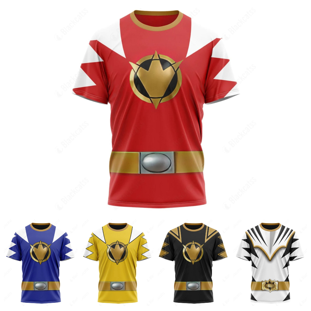 Jual Kaos Power Rangers Dino Thunder Kaos Anak Bakuryu Sentai Abaranger ...
