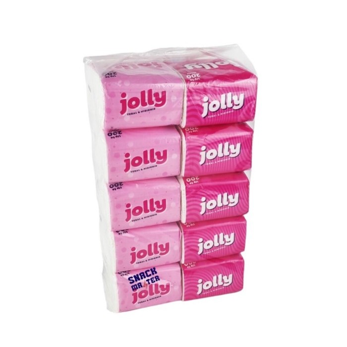 Jual JOLLY POP UP 200'S TISSUE JOLY 1 ZAK BESAR ISI 10 PCS KECIL ...