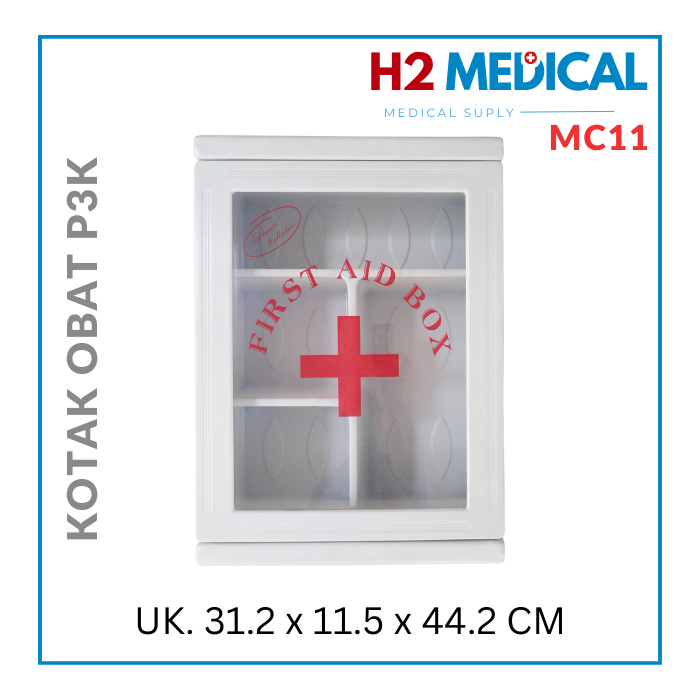 Jual Kotak P3K Dinding 35x10x29cm First Aid Box MK11 Kotak Obat MC11 BMA18 | Shopee Indonesia