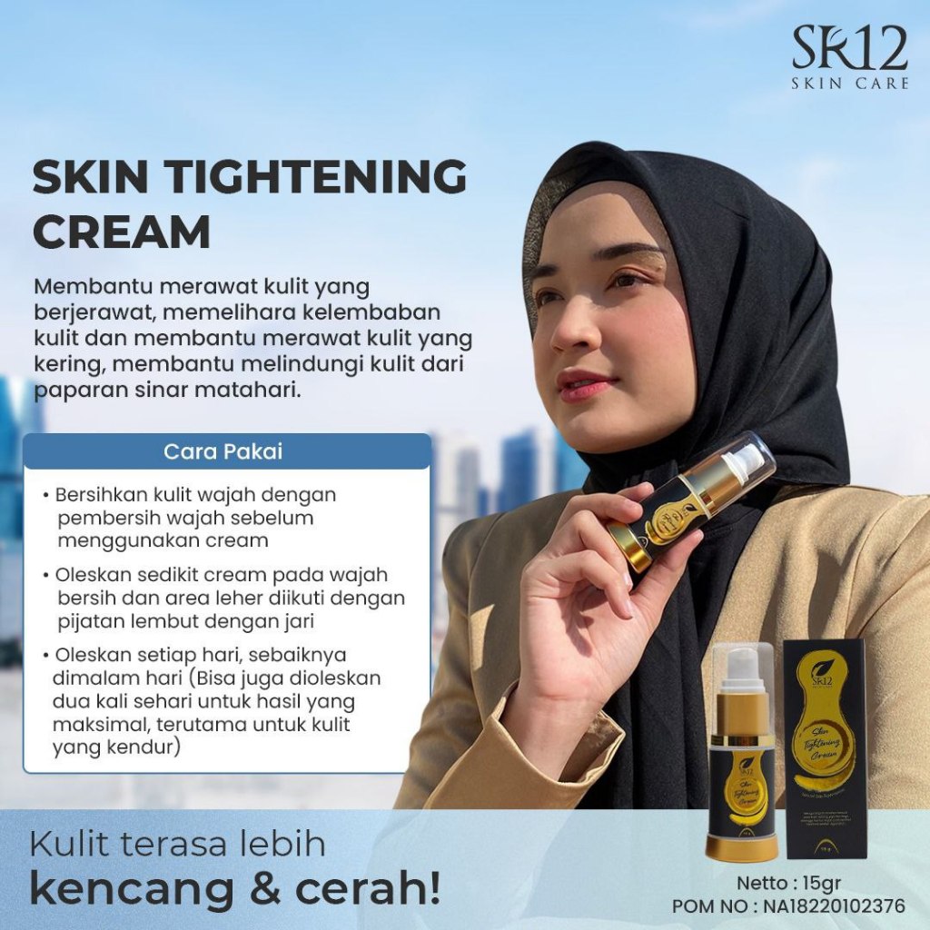 Jual Skin Tightening Cream SR12 Penghilang Kerutan Flek Hitam Krim ...