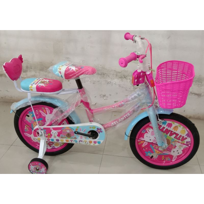 Jual Sepeda Anak Sepeda Mini 16 inch ATLANTIS ( PINK ) | Shopee Indonesia