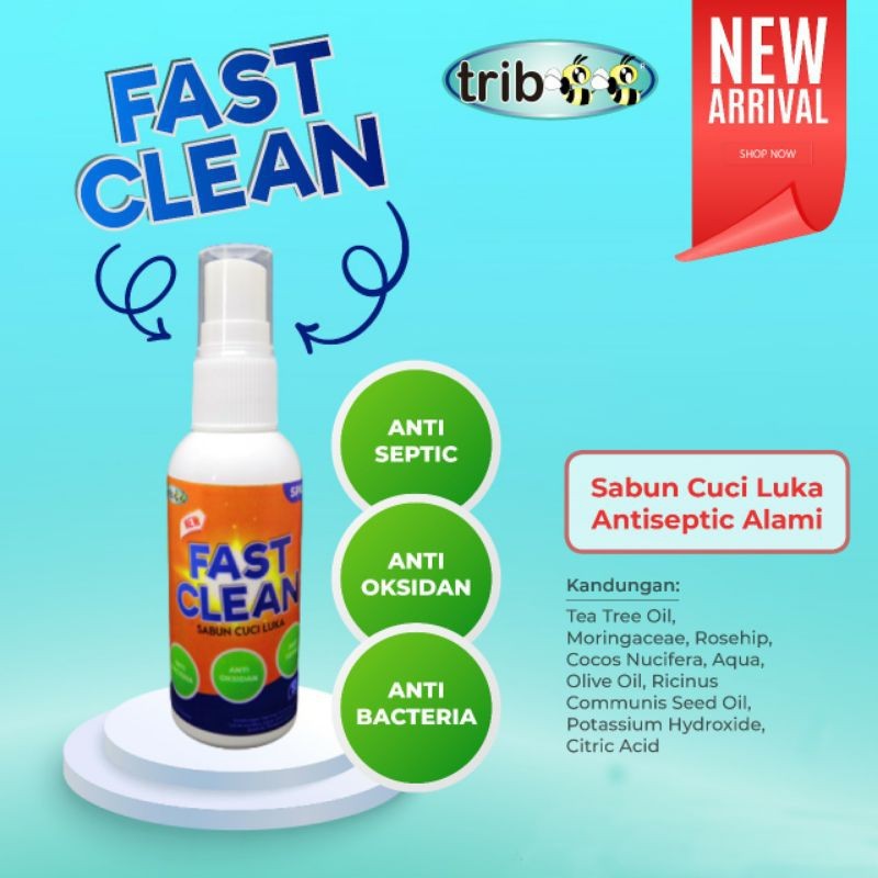 Jual Pembersih Luka Borok, Diabetes > Fastclean spray Sabun Luka ...