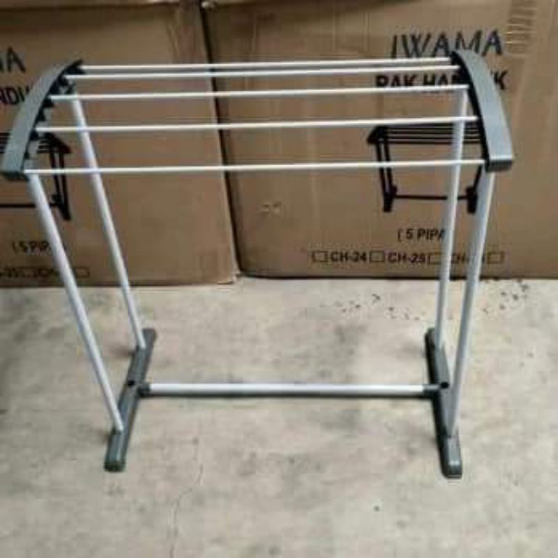 Jual jemuran handuk IWAMA/rak handuk serbaguna/stand hanger/gantungan ...